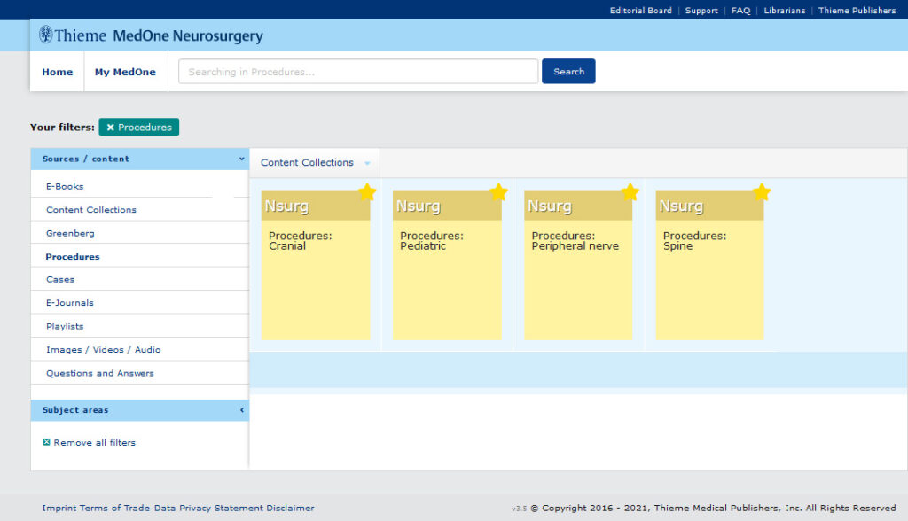 MedOne Neurosurgery - A comprehensive online neurosurgical resource