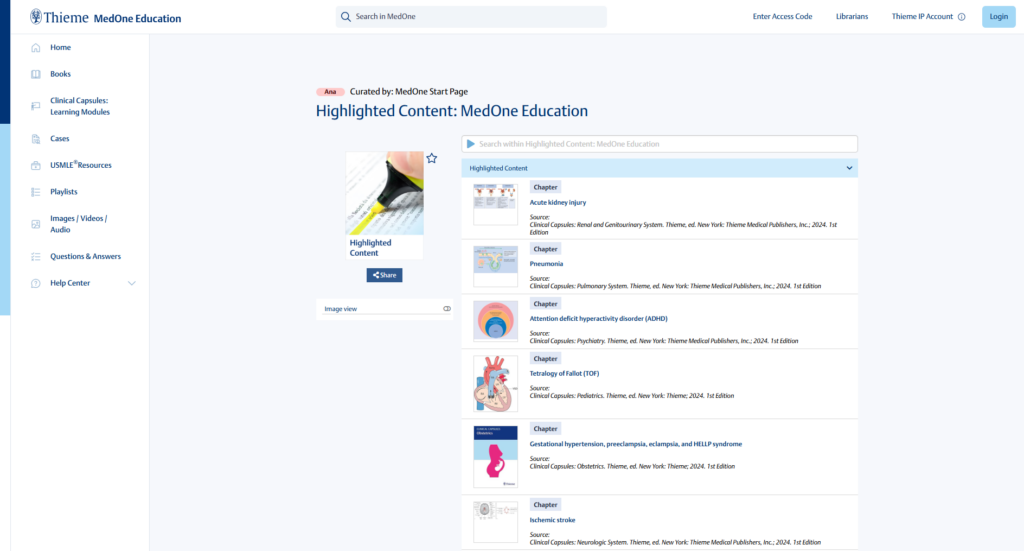 MedOne Education - Fully illustrated downloadable medical textbooks
