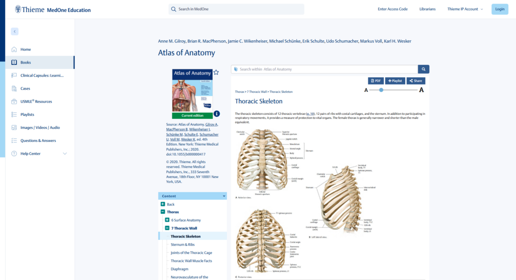 MedOne - Thieme Atlas of Anatomy