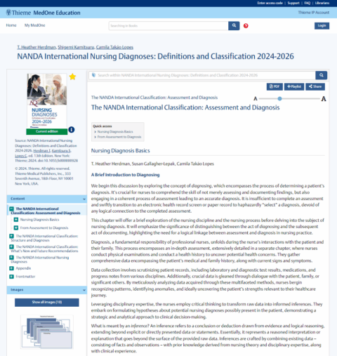 NANDA-I on MedOne - Your definitive guide to nursing diagnoses!